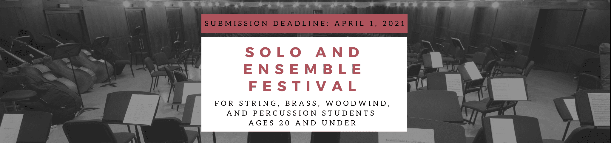 Website Banner - Solo and Ensemble Festival - Fayetteville Symphony ...