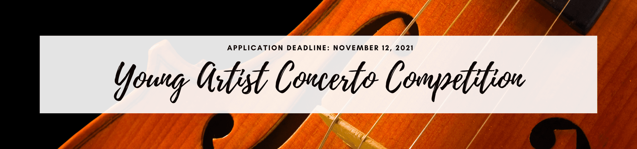 Banner Young Artist Concerto Competition - Fayetteville Symphony ...